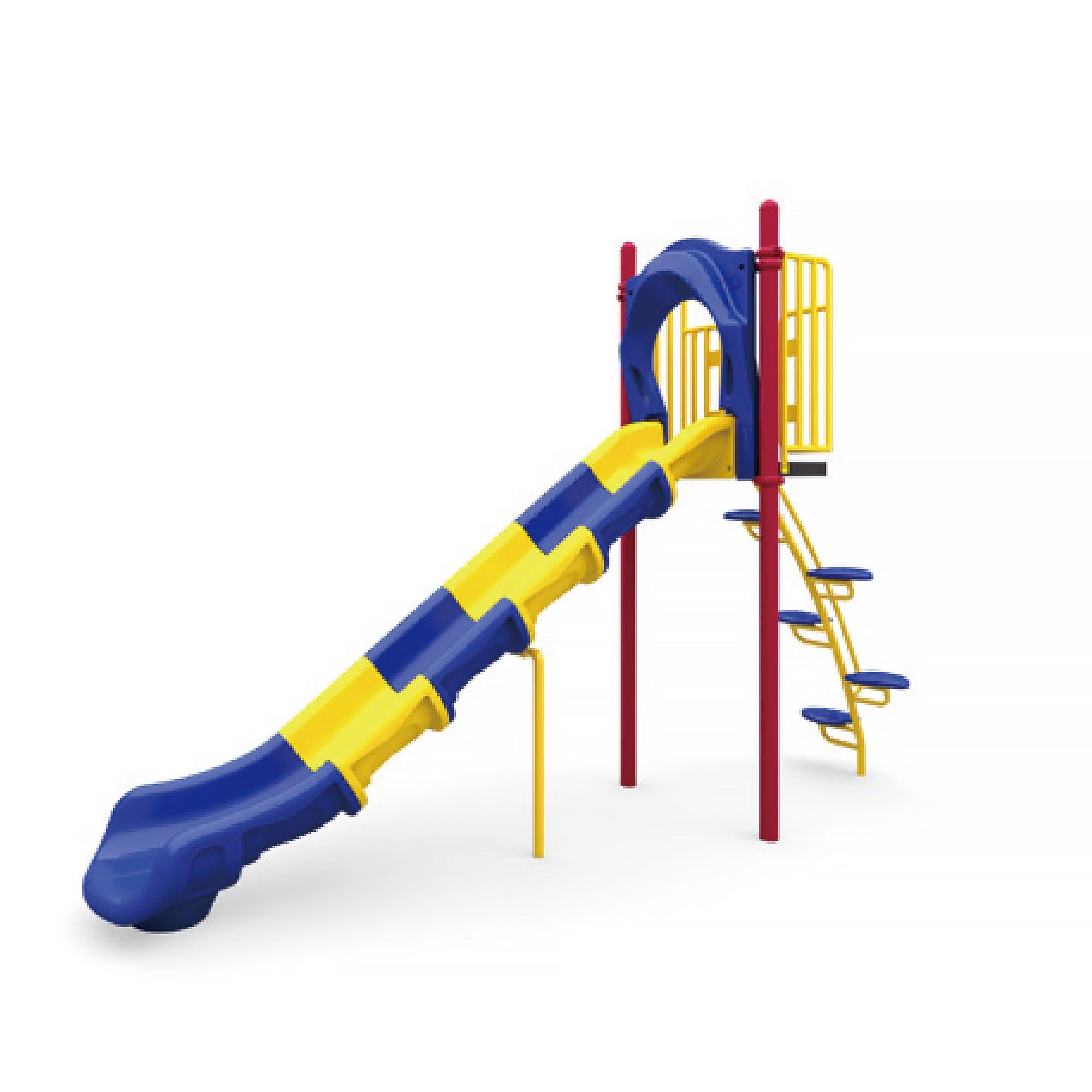 6' Freestanding Single Slide - PlaygroundProvider.com